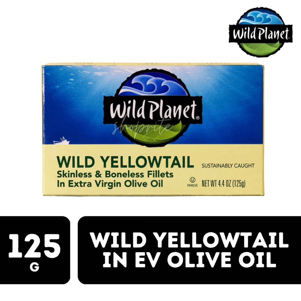 Wild Planet Wild Yellowtail Skinless & Boneless Fillets In Extra Virgin ...