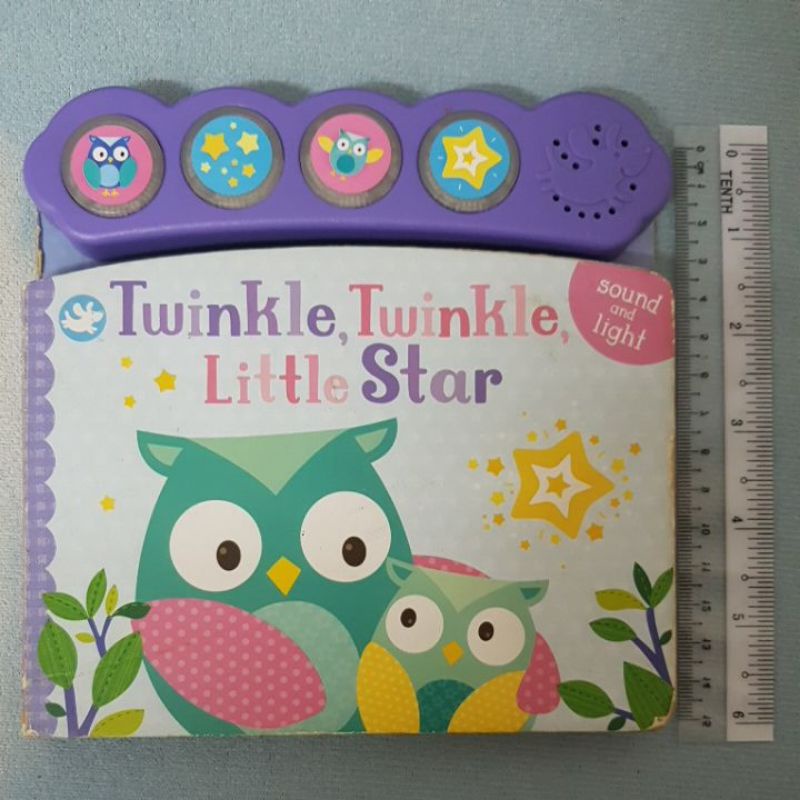 Twinkle, Twinkle Little Star Sound and Light Rhyme Hard Cover Book ...