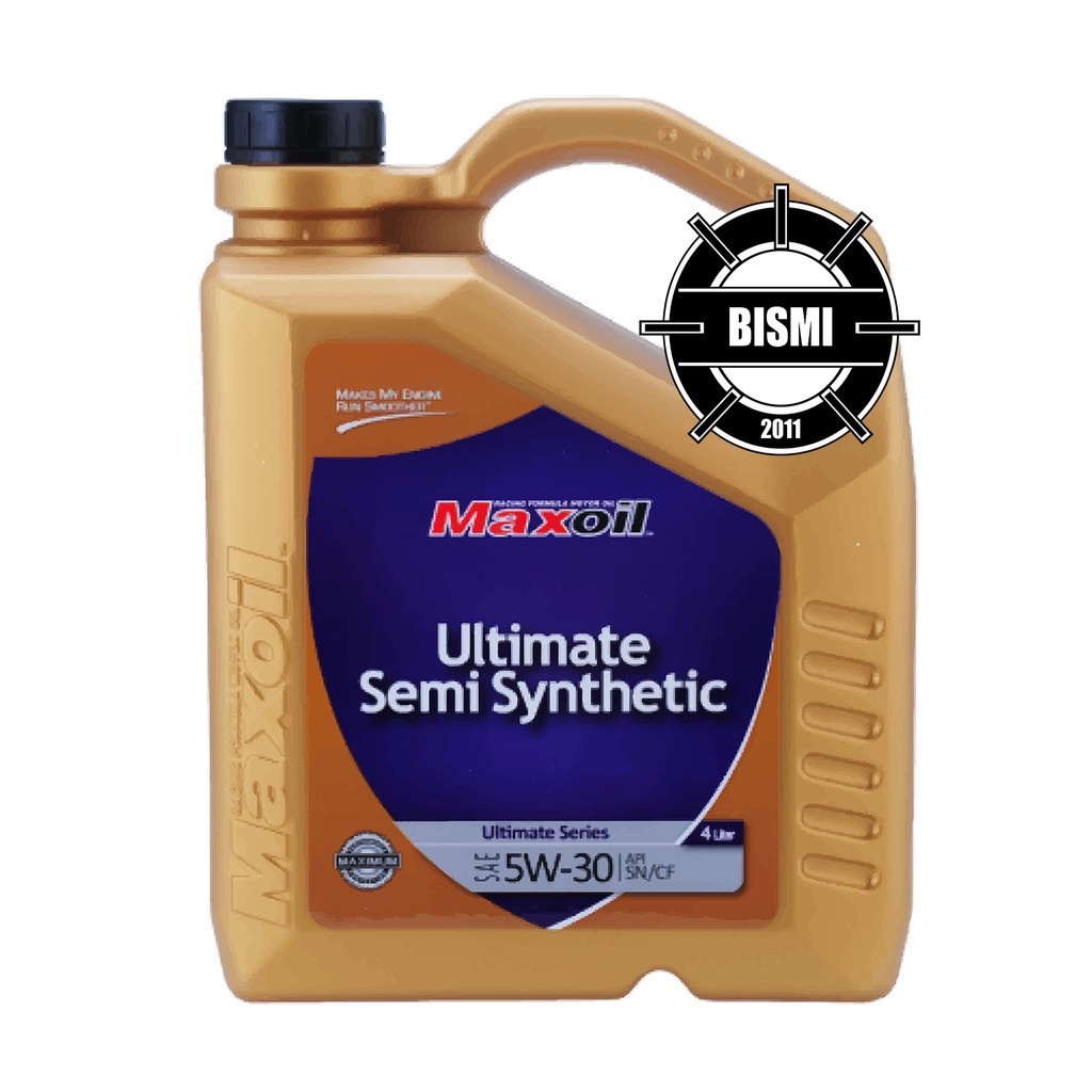 Maxoil Semi Synthetic 5W30 SN (4L) | Shopee Malaysia