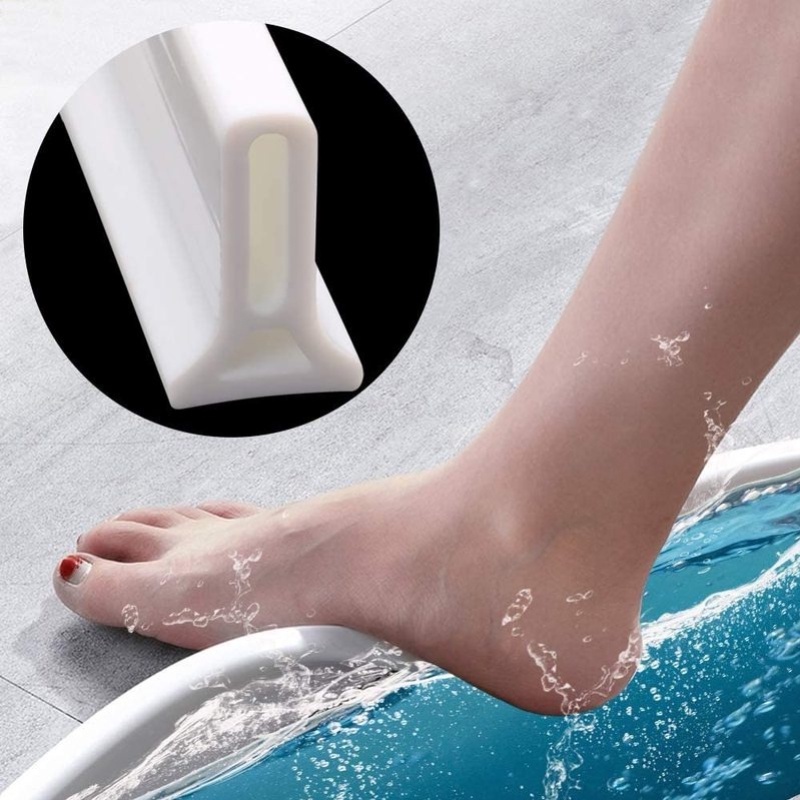 PNL High 50mm Silicone Bathroom Water Stopper Blocker, Shower Dam ...