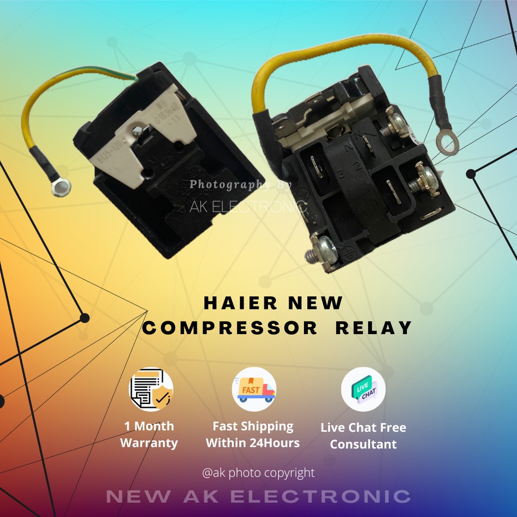 Refrigerator Starter Relay Compressor Overload Protection Relay QP3-15A-G1 | Shopee Malaysia