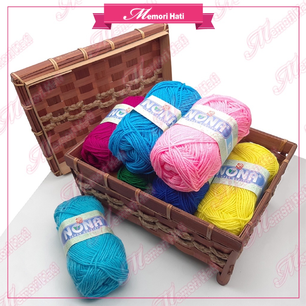 40g Benang Kait Nona M Knitting Crochet Yarn | Shopee Malaysia