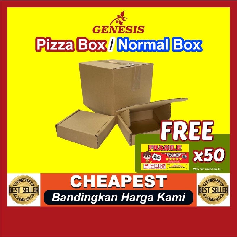 Super Offer Quality Kotak / Pizza Box / Normal Carton Box | Shopee Malaysia