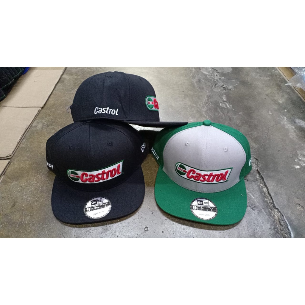 Castrol Cap Snapback Topi Castrol Snapback High Quality | Shopee Malaysia
