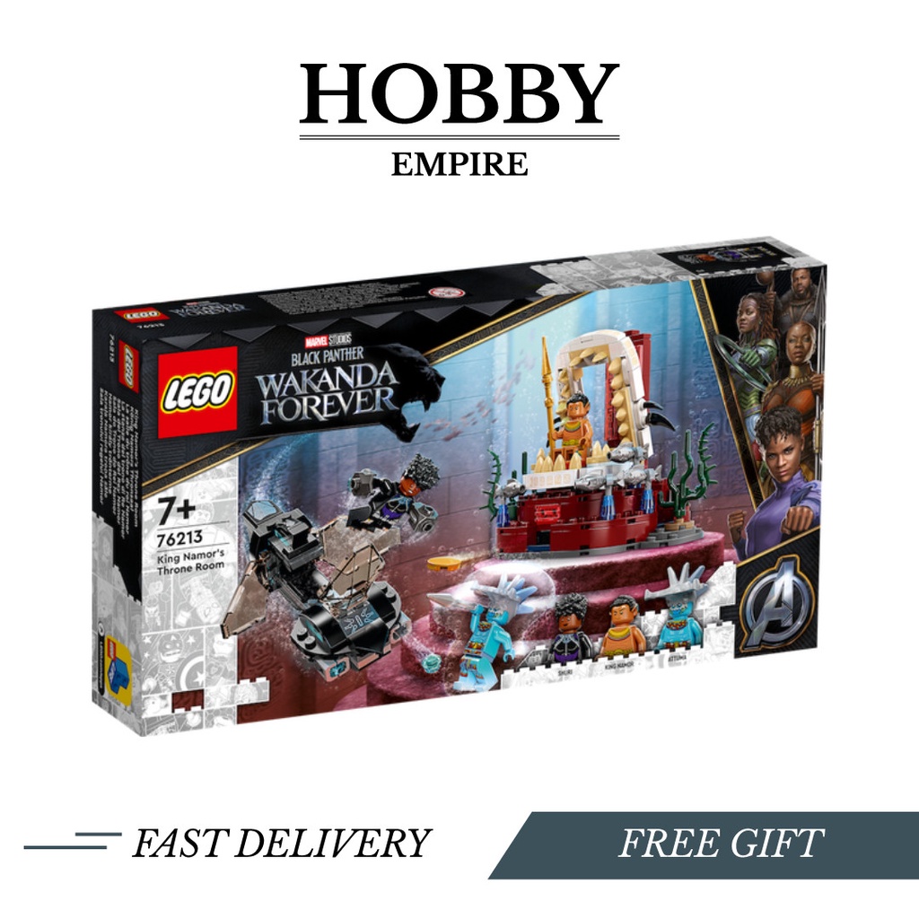 LEGO Marvel 76213 King Namor's Throne Room *Original LEGO + Extra ...