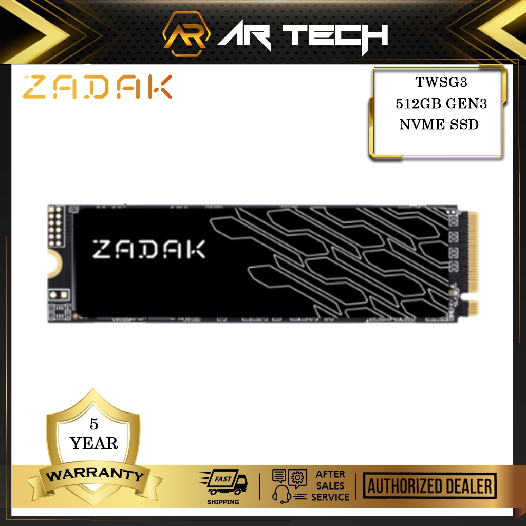 ZADAK TWSG3 512GB GEN3 NVME SSD | Shopee Malaysia