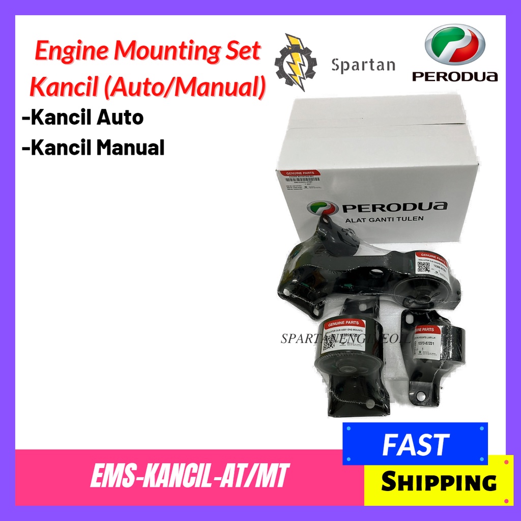 ORIGINAL Kancil 660 850 engine mounting 1 set 3pcs for perodua model Auto/manual | Shopee Malaysia
