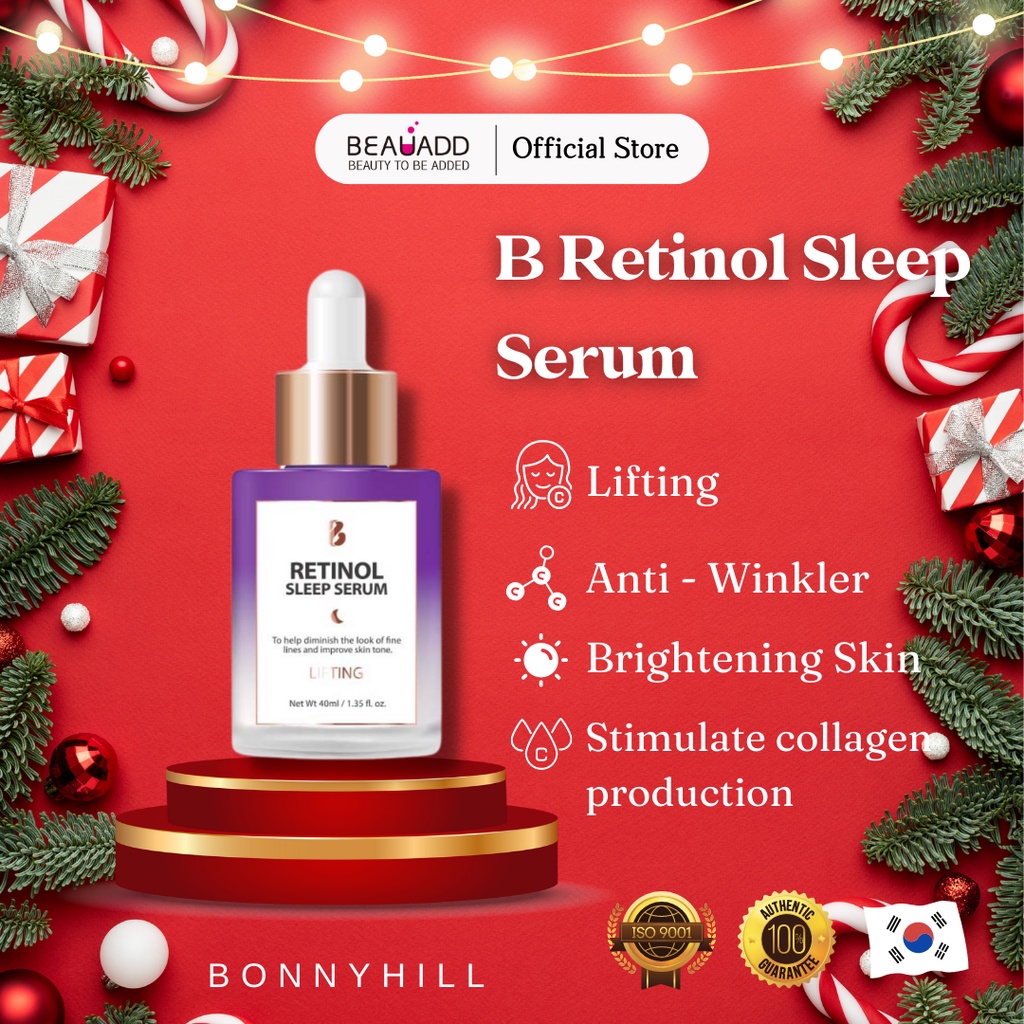 [BONNYHILL] B SERUM SERIES - B RETINOL SLEEP SERUM ( LIFTING) | Shopee ...
