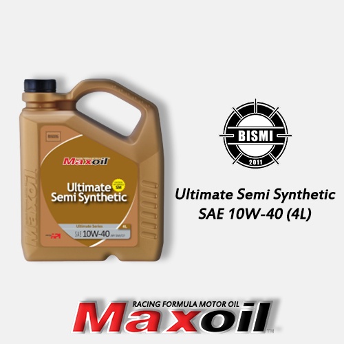 Maxoil Semi Synthetic 10W40 SM/CF (4L) | Shopee Malaysia