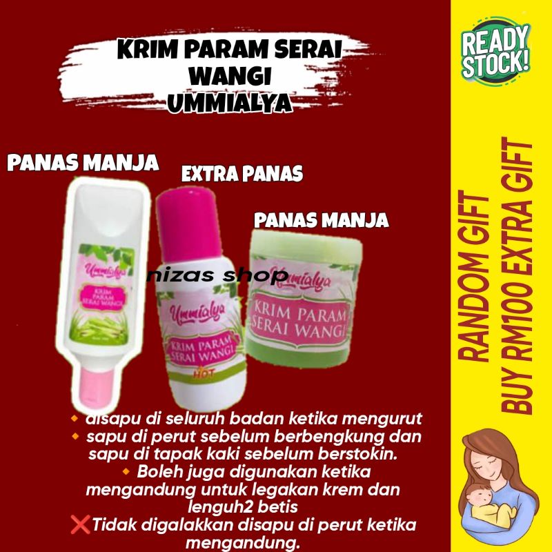 UMMIALYA KRIM PARAM TUBE / KRIM PARAM ROLL / KRIM HANGAT BERPANTANG ...