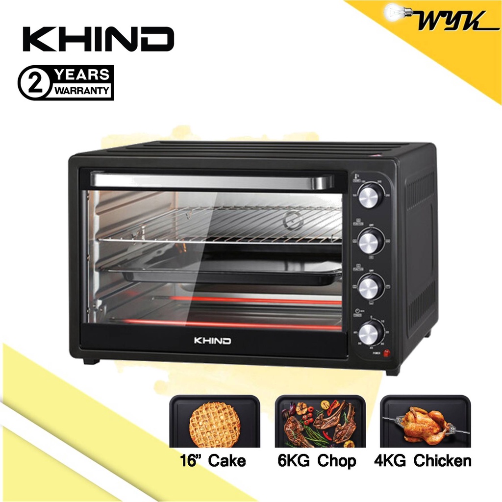 KHIND 100L Electric Oven OT100E (Big Family Oven/Baking Oven) | Shopee ...