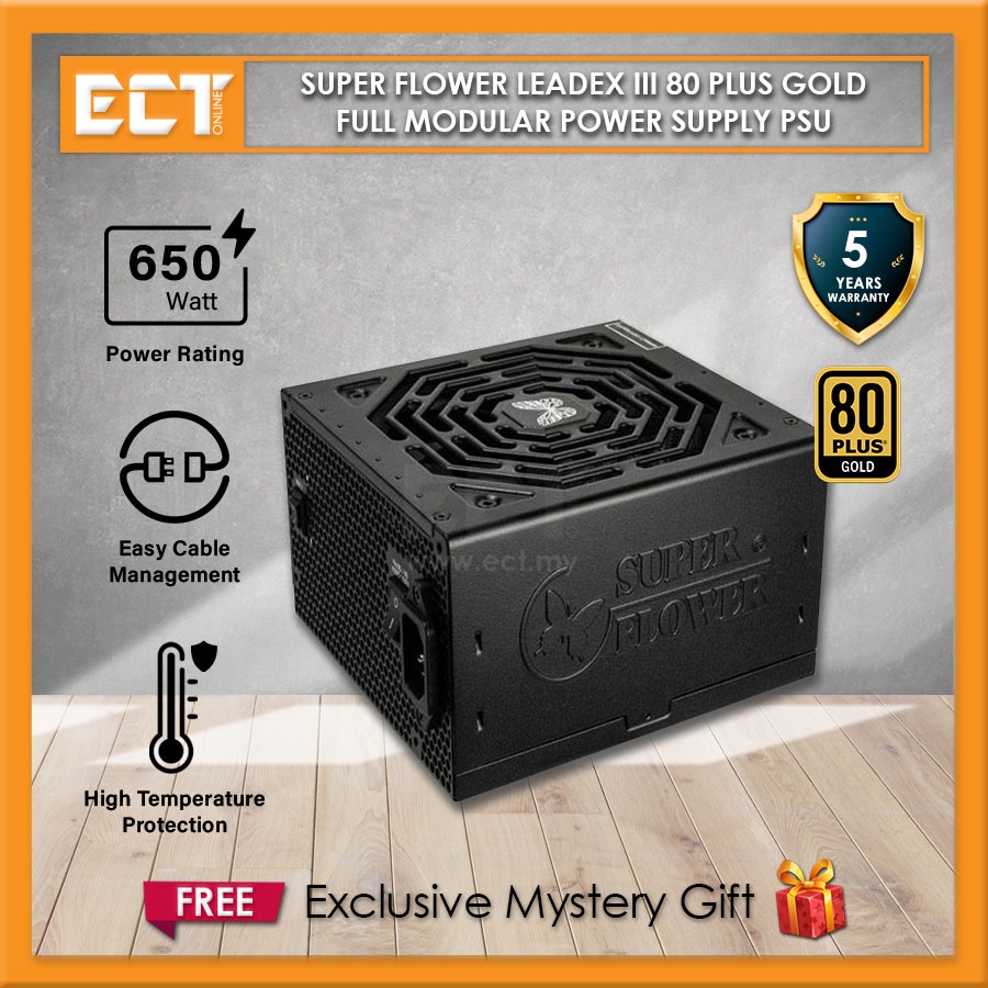 Super Flower Leadex III 80 Plus Gold 650W / 750W / 850W Full Modular ...