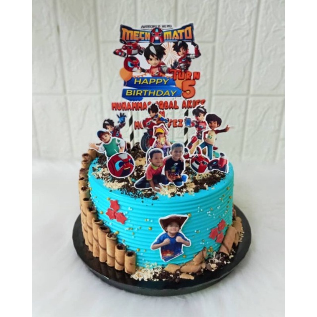 MECHAMATO READY STOCK DAN TOPPER CUSTUM CAKE TOPPER | Shopee Malaysia
