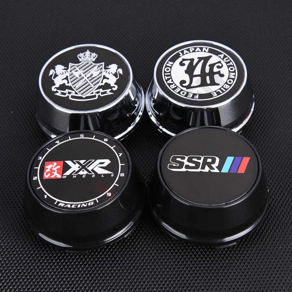 4PCS Sport Rim Wheel Cap 61MM Clip Diameter SSR XXR VIP SPORT RACING ...