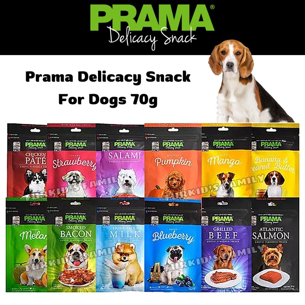 PRAMA Delicacy Snacks For Dogs / Dog Treats Pet Treats (70g) | Shopee ...