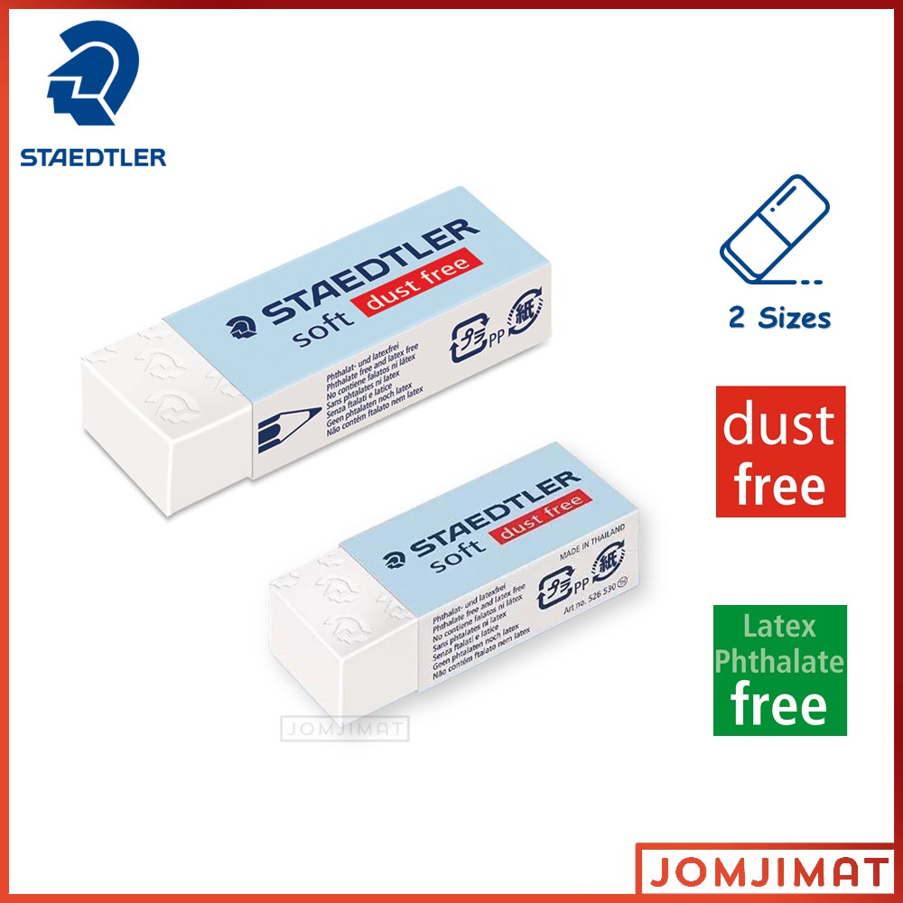 Staedtler Soft Eraser Dust Free 526 S20 / 526 S30 / Pemadam Soft ...