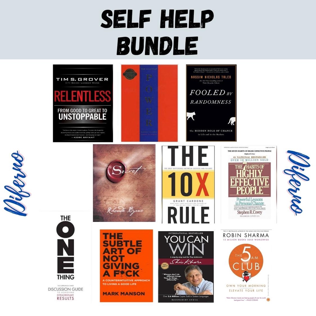 10 In 1 Self Help Books, Best Books Bundle to improve yourself ( EBOOK ...