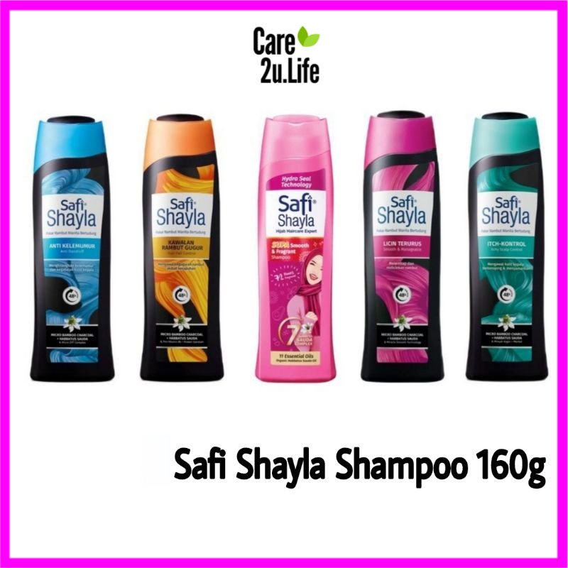 Safi Shayla Hair Shampoo 160g Pakar Rambut Syampu Wanita Bertudung Oil ...