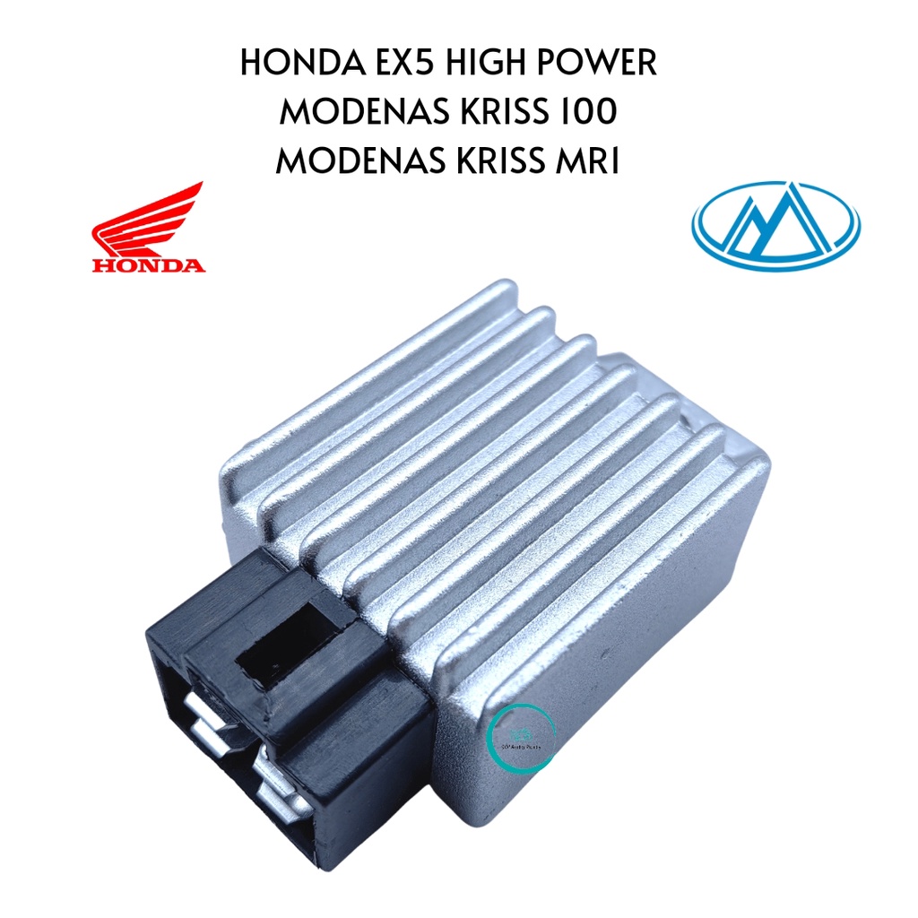HONDA RECTIFIER REGULATOR MODENAS RECTIFIER REGULATOR HONDA EX5 HIGH POWER MODENAS KRISS 100 ...