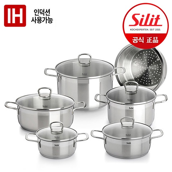 Silit Primo Stainless 18/10 IH Induction Pot Cookware Set 6pcs | Shopee ...