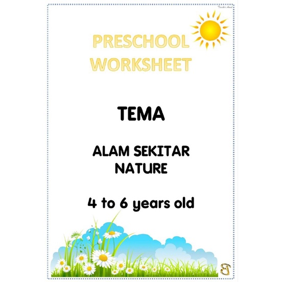 4 TO 6 YEARS OLD Printable PDF: TEMA Alam Sekitar (Prasekolah, KEMAS ...