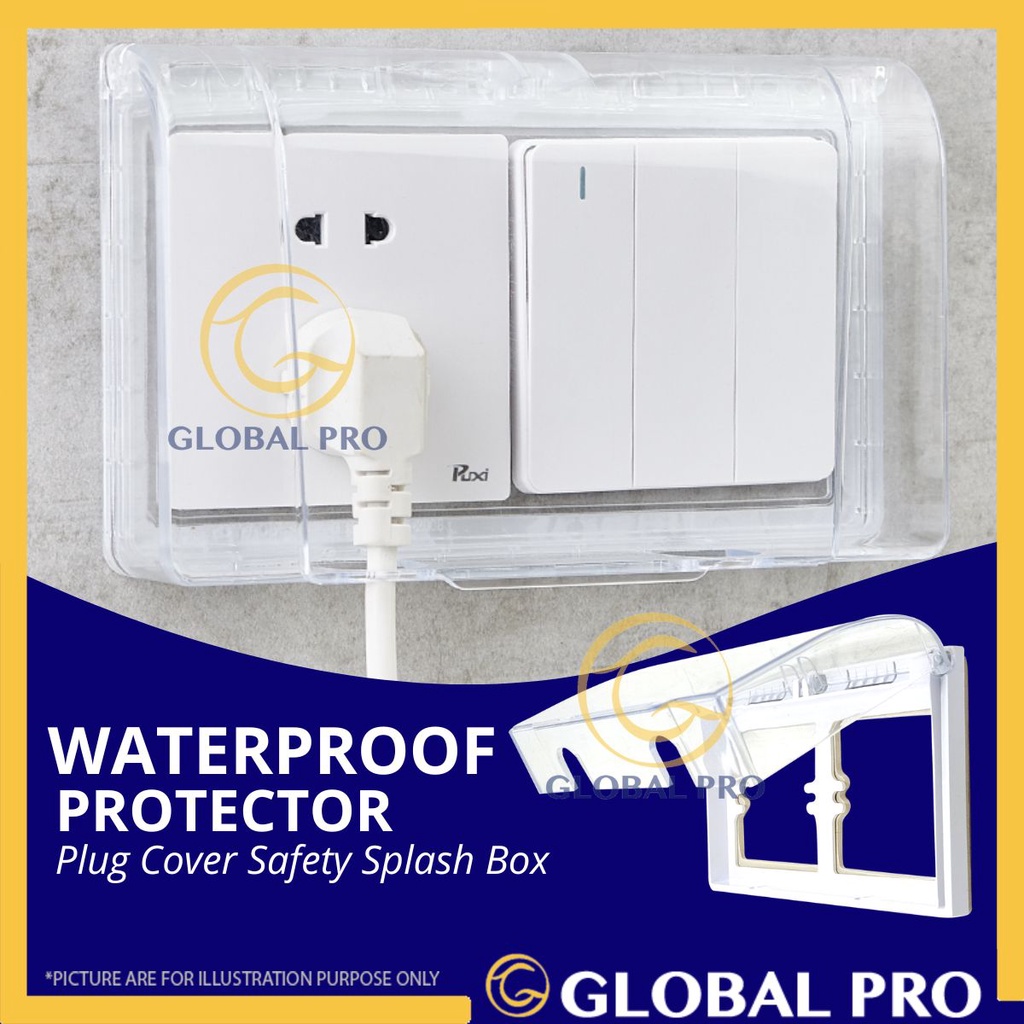 PROTECTIVE SPLASH SOCKET Cover Socket Penutup Suis Cover Kalis Air ...