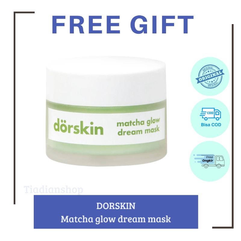 (ORIGINAL) Dorskin Matcha Glow Dream Sleeping Mask Brightening Mask ...