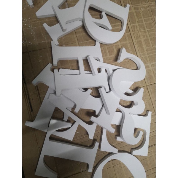Custom PVC 3D Lettering Wording Font Signage Signboard Papan Tanda ...