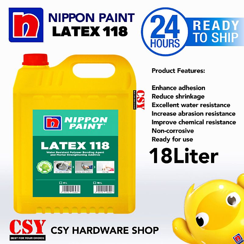 Nippon Paint Latex 118 18 Liter / Gam Susu Simen mosaic | Shopee Malaysia