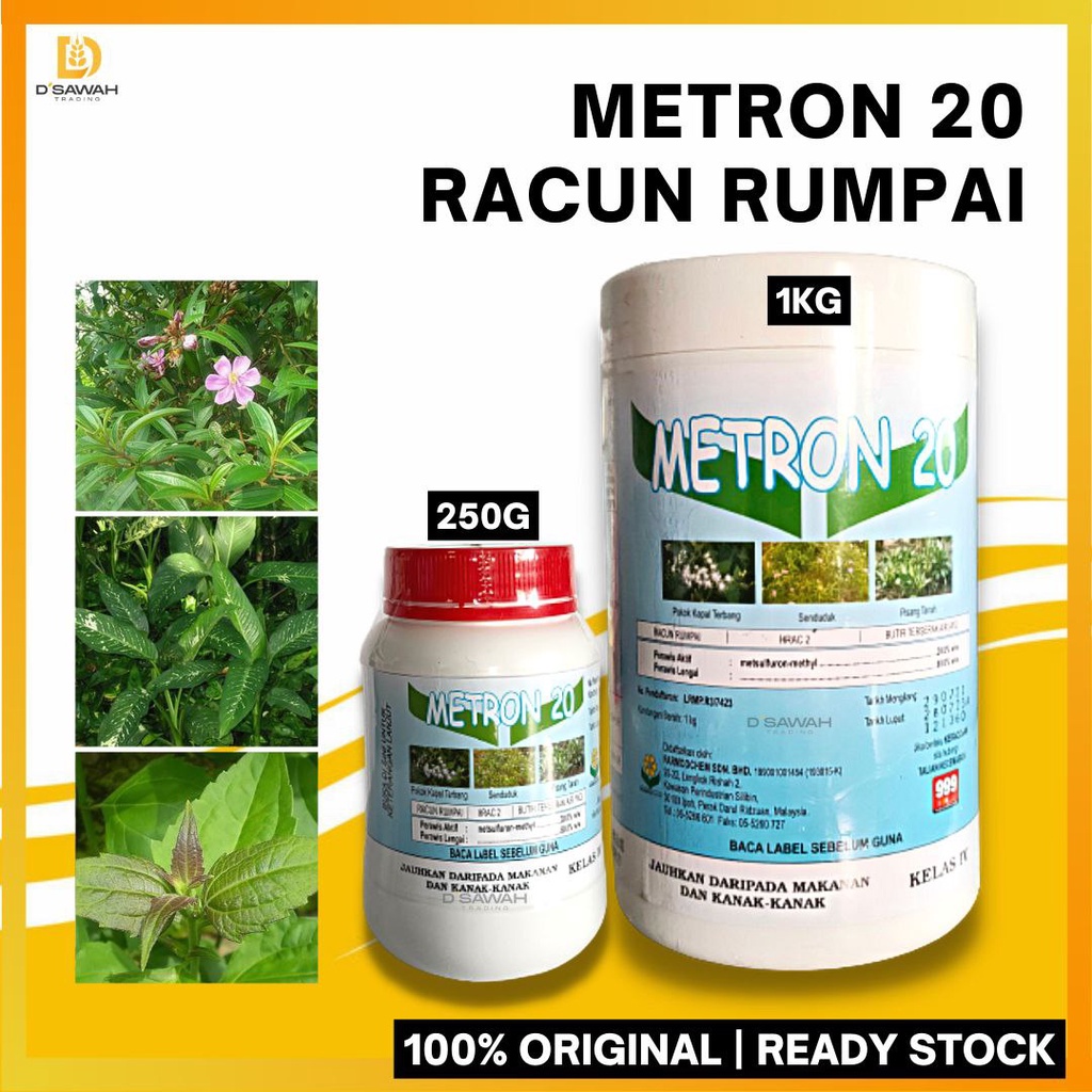 Racun Ally METRON 20 Racun Pokok Kayu Kapal Terbang Senduduk/ Herbicide ...
