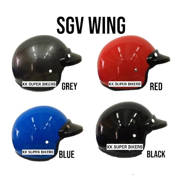 HELMET SGV WING HELMET SGV HALF | Shopee Malaysia
