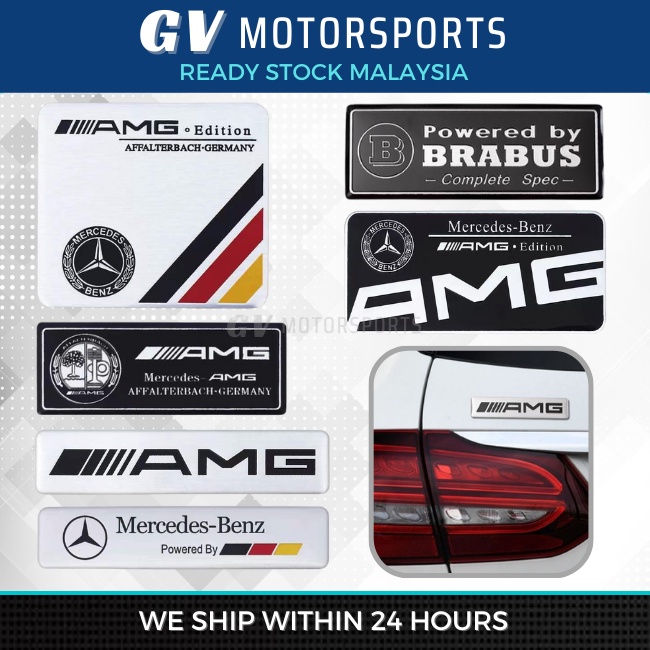 READY STOCK Mercedes Benz AMG Brabus Affalterbach Apple Tree Emblem ...