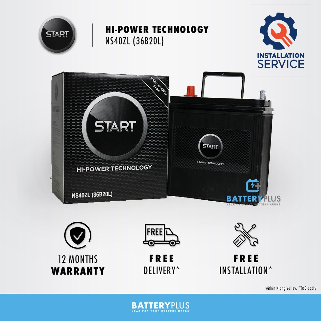 [Installation Provided] 36B20L | NS40ZL | Century Start MF Car Battery ...