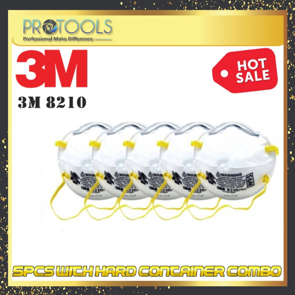 (ORIGINAL) 3M 8210 N95 PARTICULATE DISPOSABLE RESPIRATOR | ANTI HAZE ...