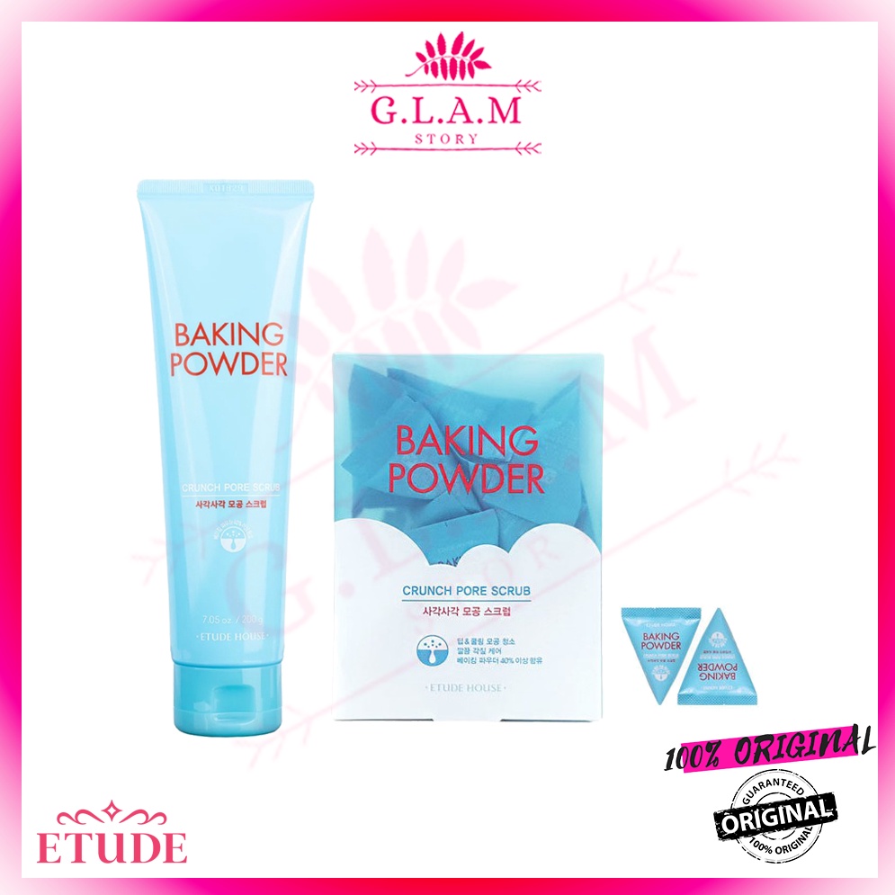 ETUDE HOUSE Baking Powder Crunch Pore Scrub 7g x 24pc / 200g [GLAM ...