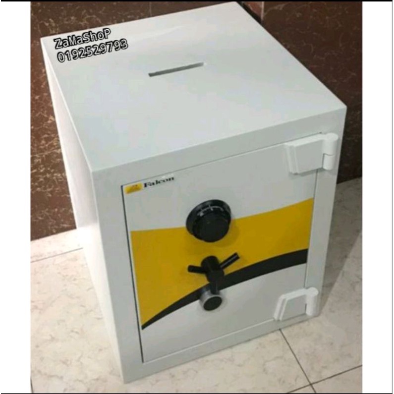 Peti besi falcon 230kg safe box Safebox tabung masjid envelopes Kedai ...