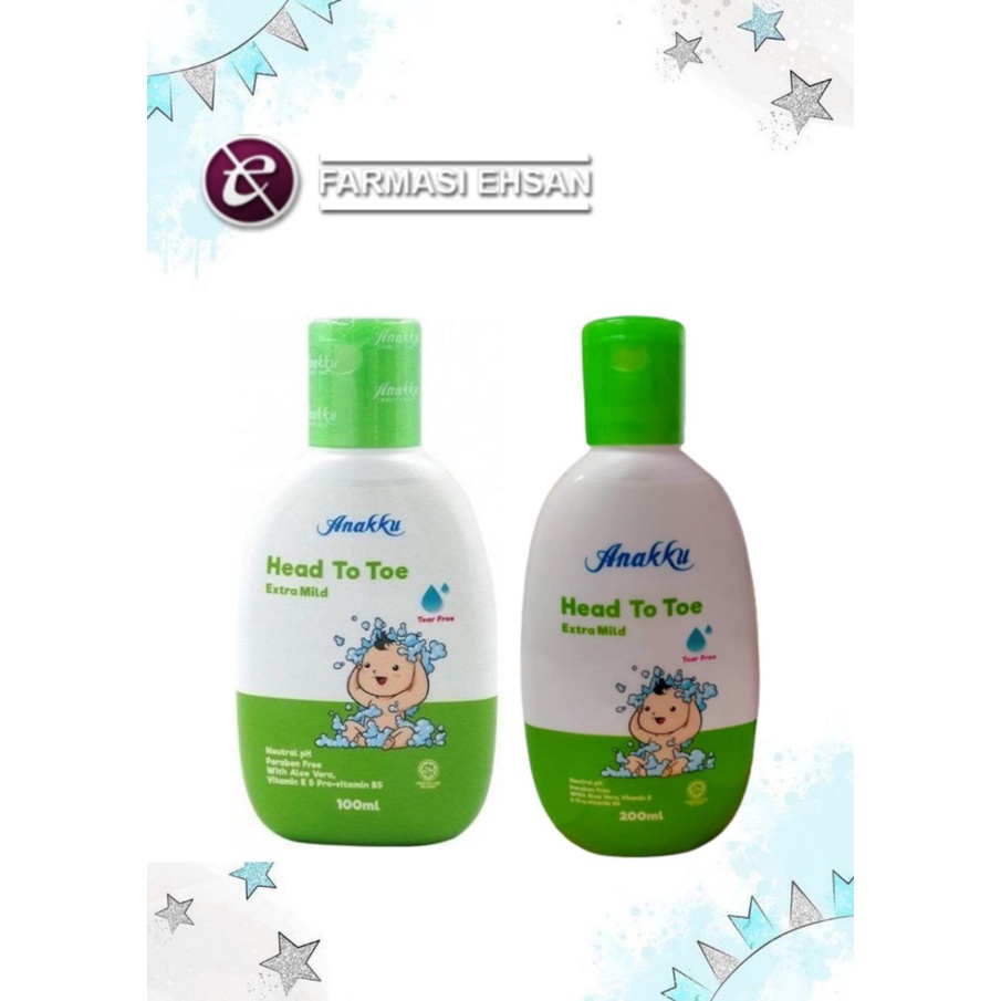 Anakku Baby Head To Toe 100ml/200ml | Shopee Malaysia