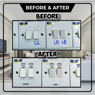 257pcs Sticker Suis Rumah, Stiker Suis Label , high quality, Plug ...