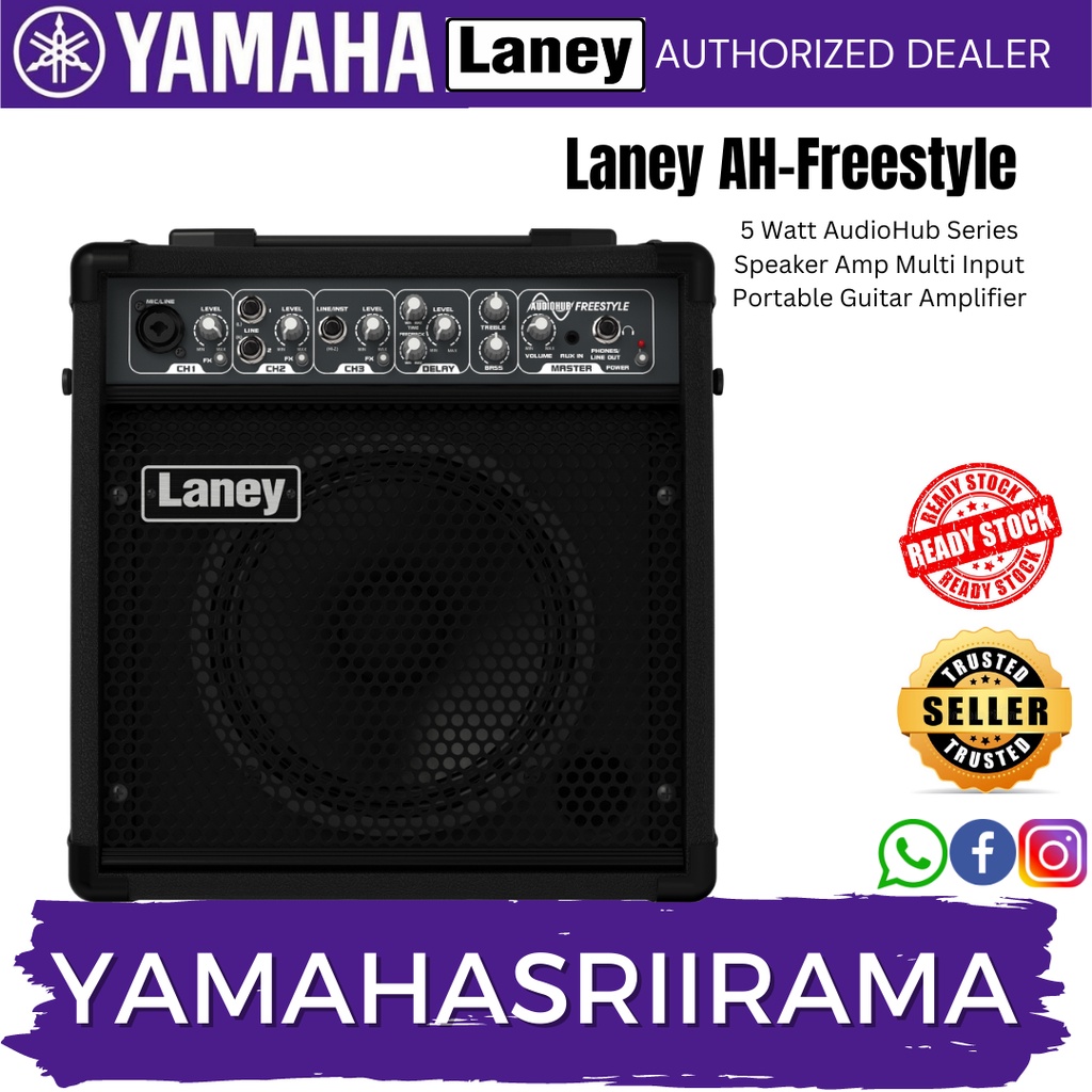 Laney AH-Freestyle 5 Watt AudioHub Series Speaker Amp Multi Input ...
