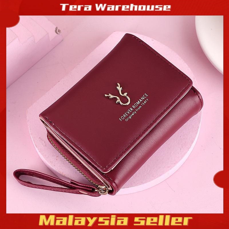 Dompet Perempuan Pendek Korea Dompet Wanita Wallet Woman Perempuan ...