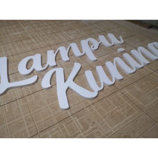 Custom PVC 3D Lettering Wording Font Signage Signboard Papan Tanda ...