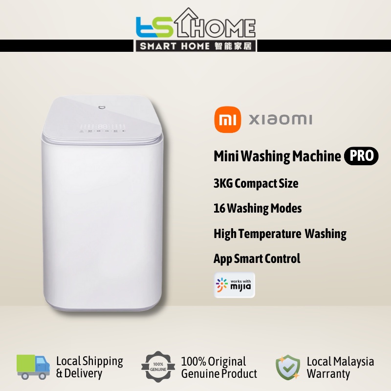 Xiaomi Mi Smart Mini Washing Machine Pro 3KG Pulsator Washing 99.9% ...