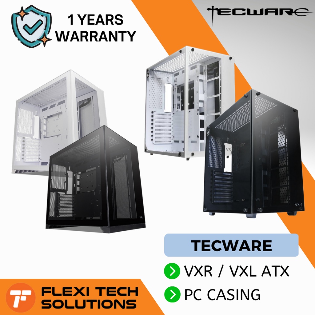 Flexi Tech TECWARE VXR / VXL TG Premium ATX Gaming Casing PC Desktop ...
