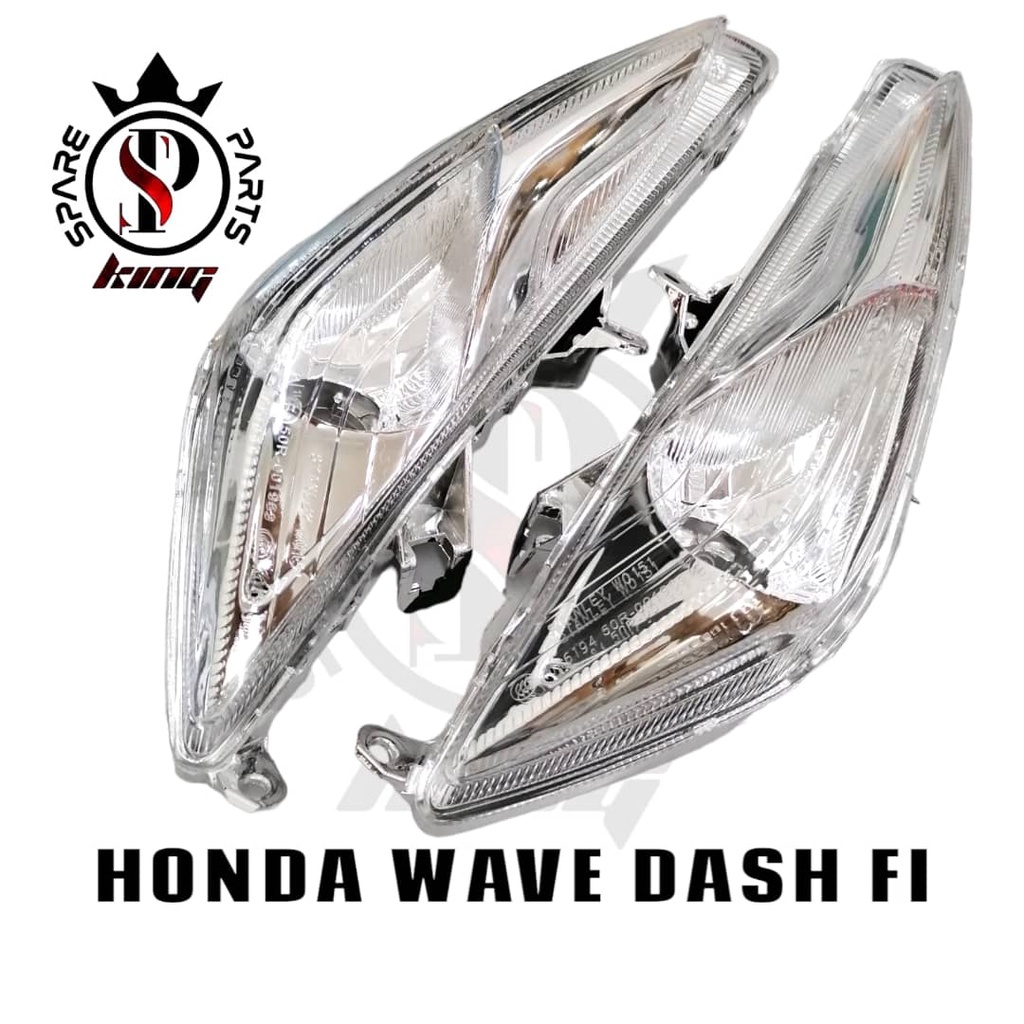 HONDA WAVE DASH 2 FI DASH110 FI DASH V2 FI NEW FRONT SIGNAL LAMP ASSY WINKER LAMP SIGNAL LAMPU ...