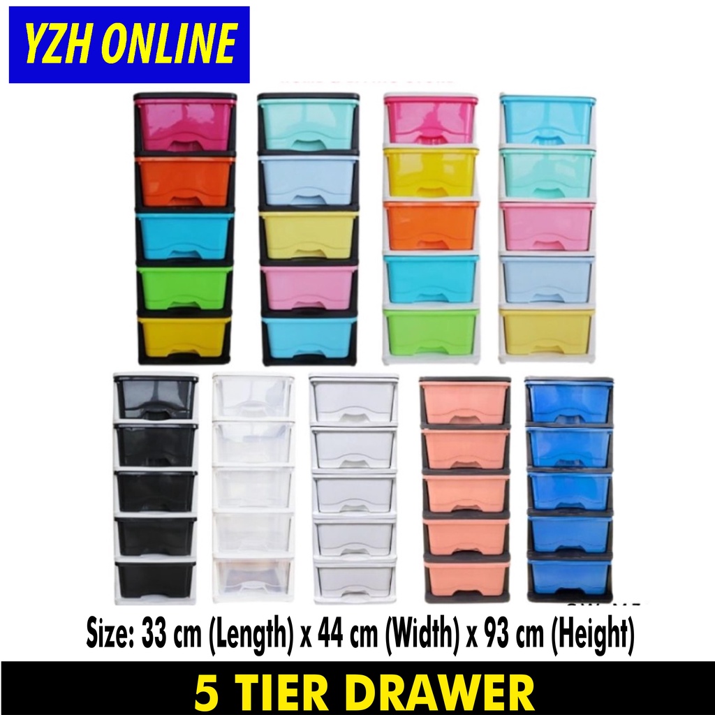 5 Tier Drawer Cabinet SW-M300 High Quality Multipurpose Cabinet Drawer ...