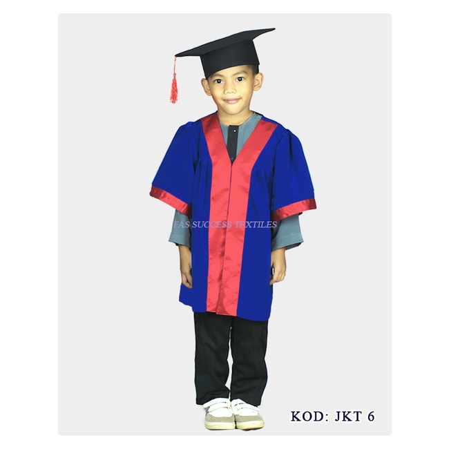 JUBAH KONVO GRADUASI FULL SATIN (SEKOLAH RENDAH) | Shopee Malaysia