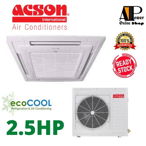 ACSON A3CK25F / A3LC25F 2.5HP R32 Ceiling Cassette | Shopee Malaysia