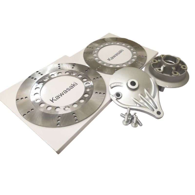 AR125 KH100 KAWASAKI Y TEQ HUB COVER HUB SPROCKET SCREW DISC COMPLETE ...