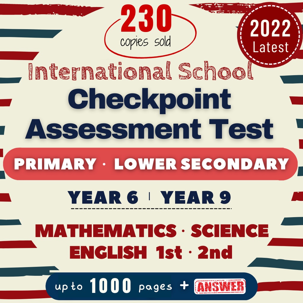 8 Cambridge Checkpoint Assessment Paper + Answer | IGCSE Past Year ... 8 Cambridge Checkpoint Assessment Paper + Answer | IGCSE Past Year ...