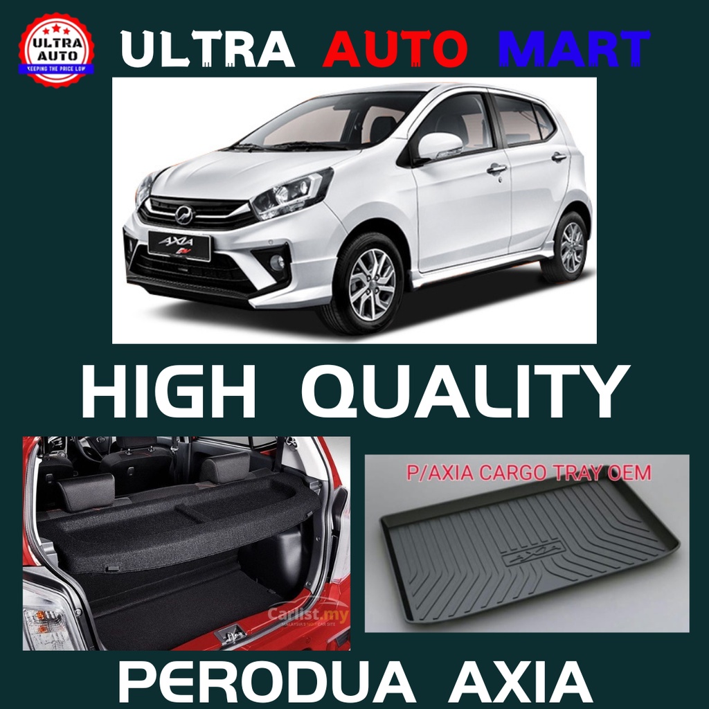 PERODUA AXIA REAR CARGO BOOT TRAY CAR ACCESSORIES HIGH QUANLITY ...